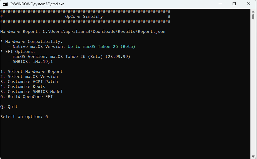 [ TUTORIAL ] Instalar macOS 26 Tahoe en una PC usando OpenCore Simplify